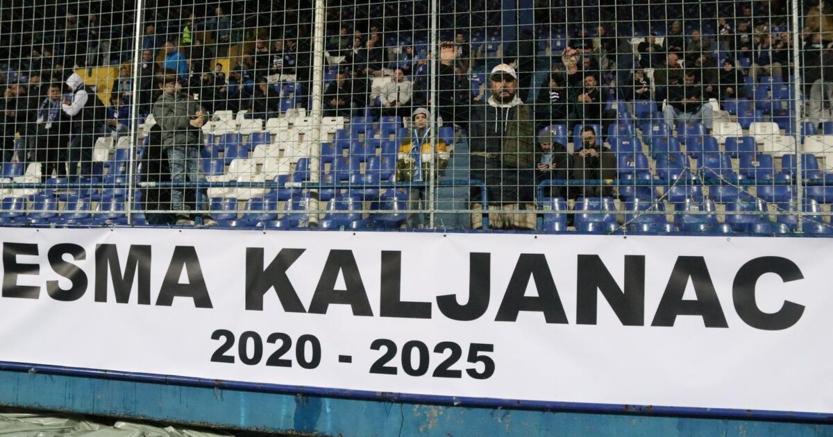 Emocije na Grbavici: Navijači Željezničara odali počast preminuloj Esmi ...