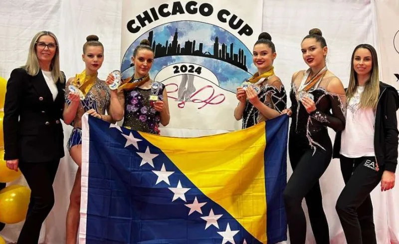 Tuzlanske gimnastičarke osvojile 18 medalja na takmičenju u SAD-u